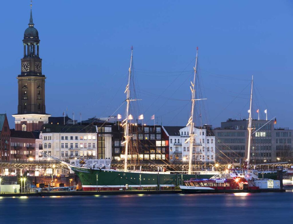 Museumsschiff Rickmer Rickmers in Hamburg